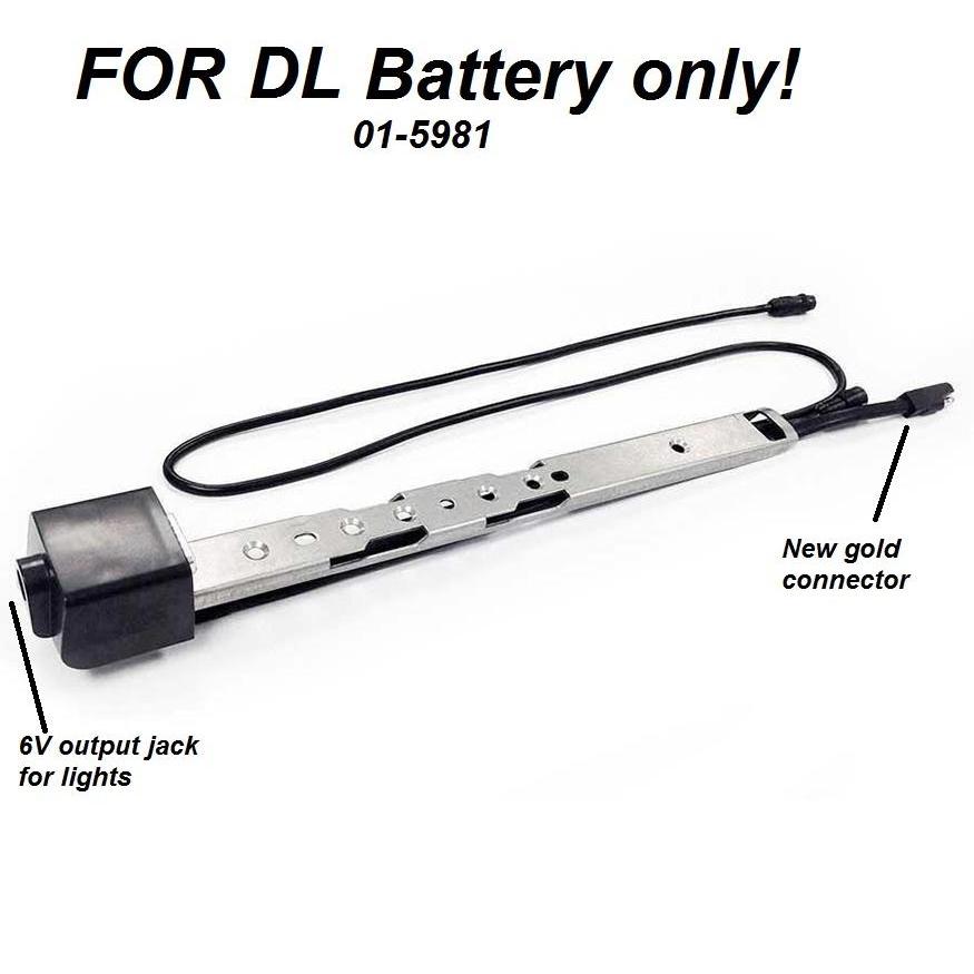 Battery dock for DL battery only, With DC ouput jack. — BX Legacy
