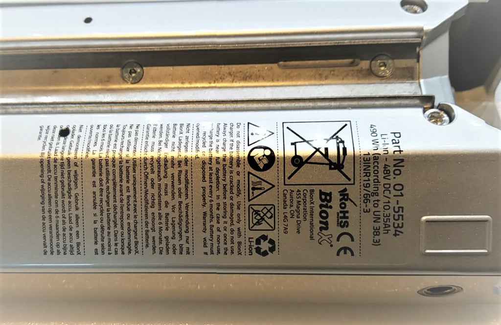 Trek RIDE+ Battery, Rear rack, 48V, 10.35h, 490Wh ,Grey, 01-5534 — BX ...